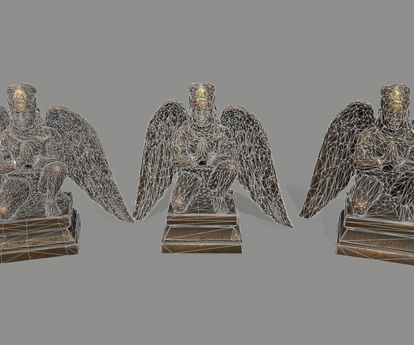 ArtStation - Angel Statue | Game Assets