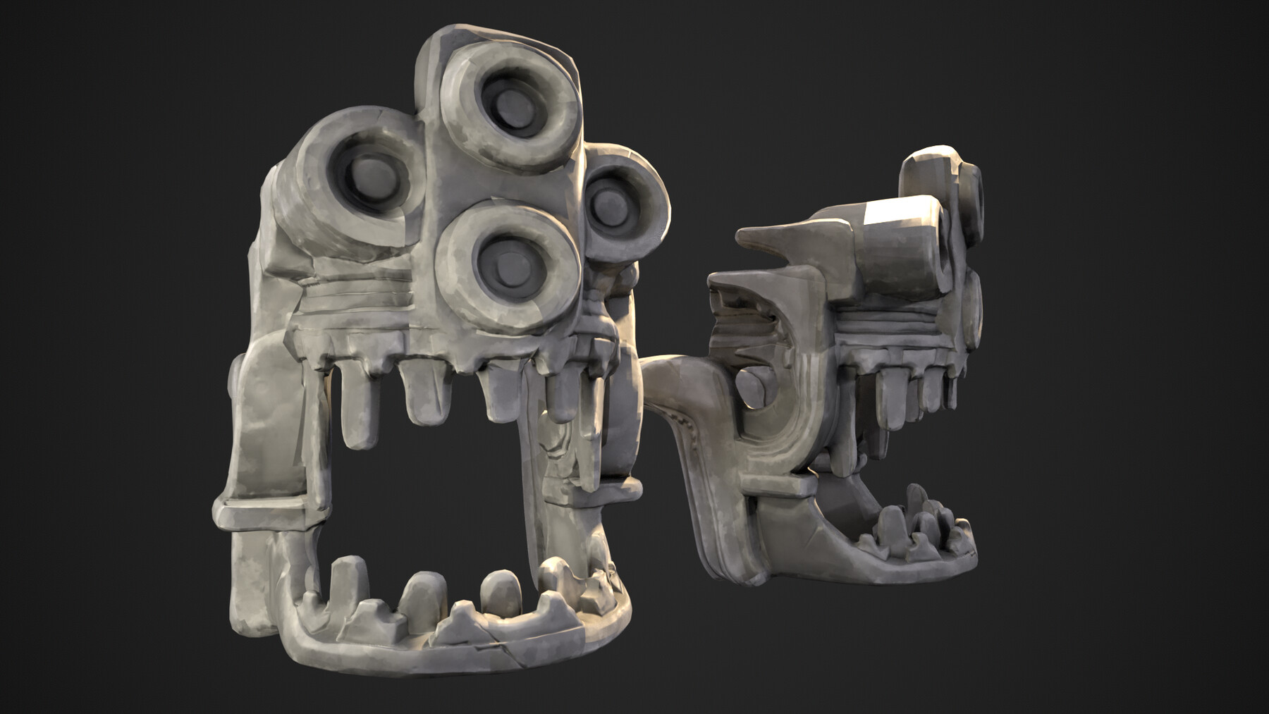 ArtStation - Stone Face | Game Assets