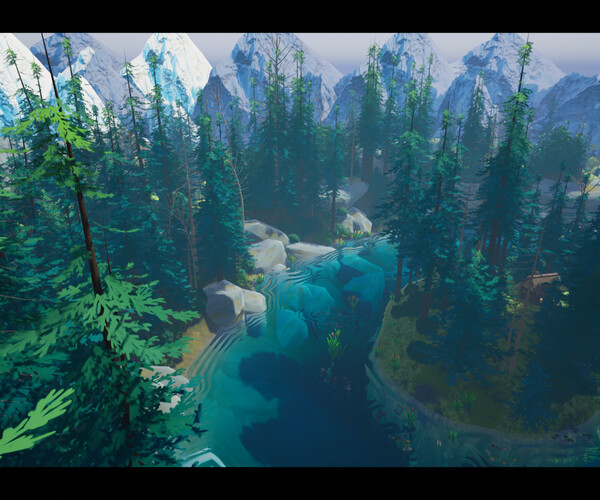 ArtStation - Stylized Forest Environment - UE5 | Game Assets