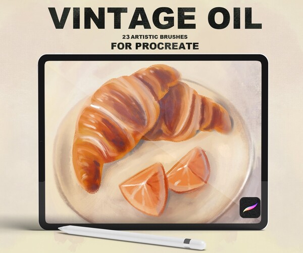 ArtStation - VINTAGE OIL. Procreate brushes | Brushes