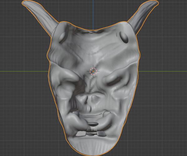 ArtStation - Japanese Oni Mask | Resources