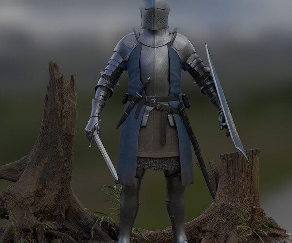 ArtStation - Medieval Knight | Game Assets
