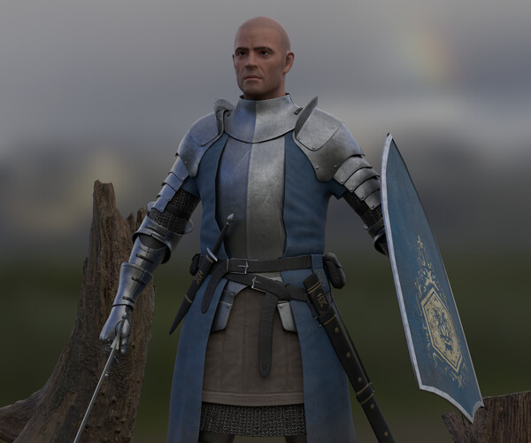 ArtStation - Medieval Knight | Game Assets