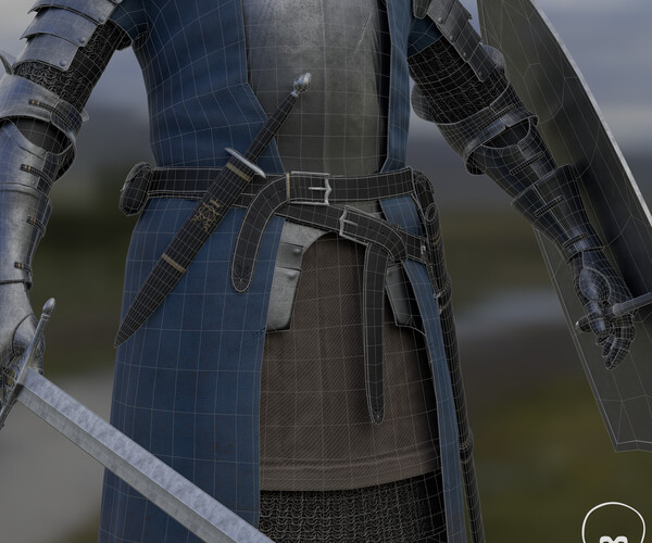 ArtStation - Medieval Knight | Game Assets