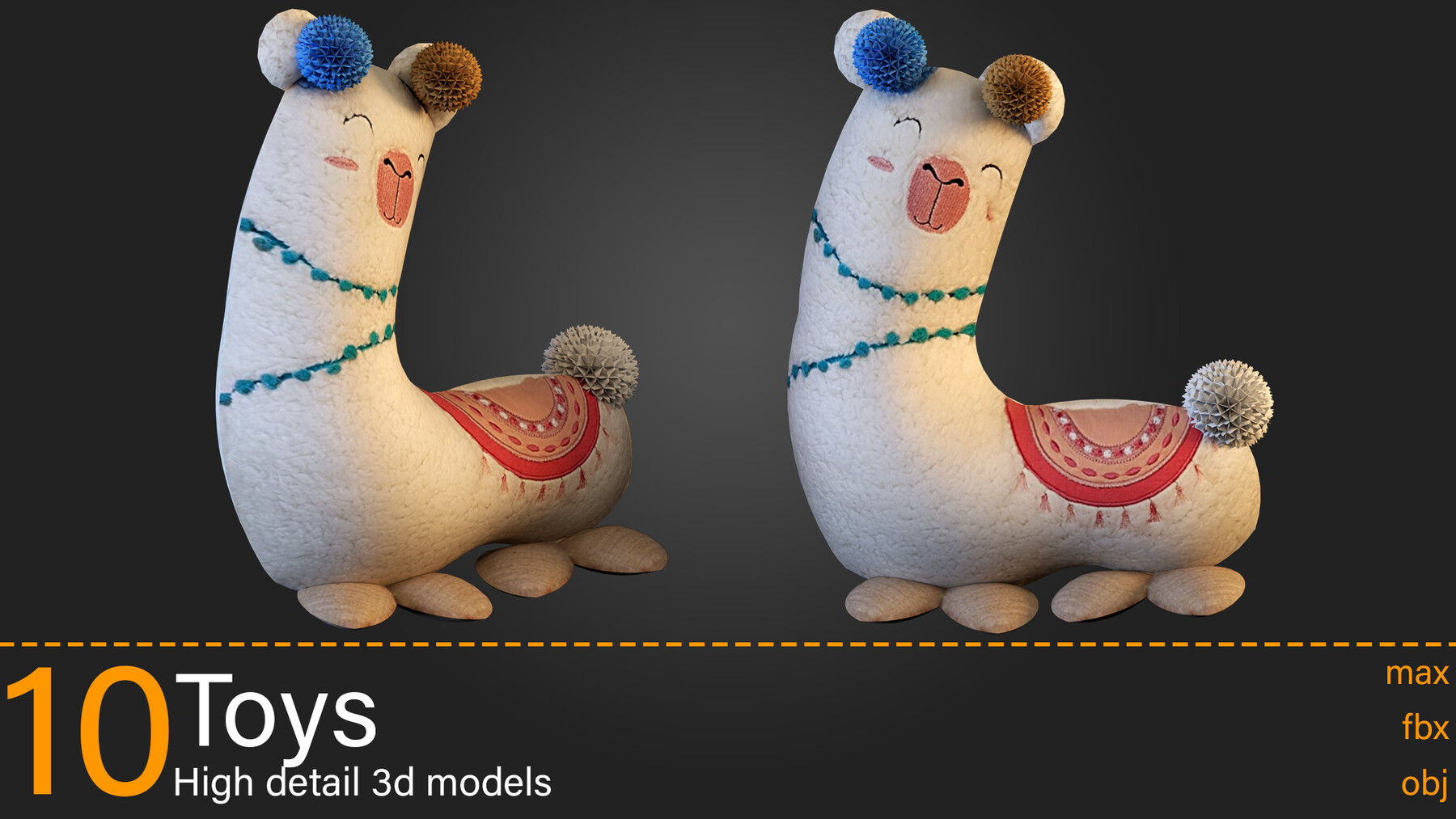 ArtStation - 10 Toys- 3d models-max.fbx.obj | Resources