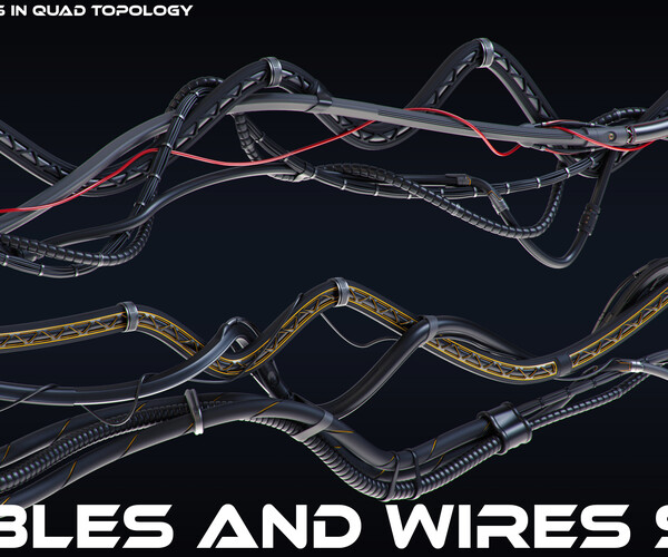 ArtStation - Wires & Cables set | Resources