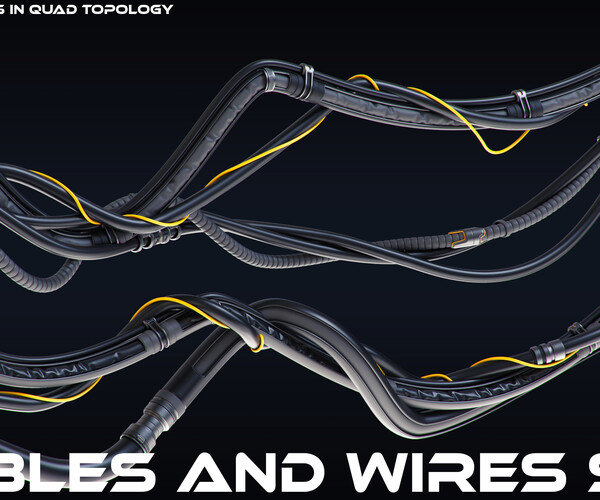 ArtStation - Wires & Cables set | Resources
