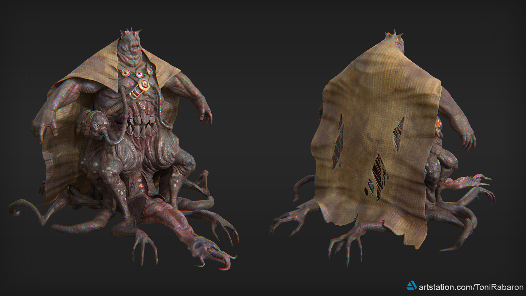 ArtStation - Demonic Creature | HP Video Process + Source Files | Tutorials
