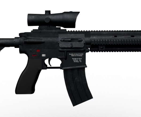 ArtStation - Realistic HK416 3D Model | Game Assets