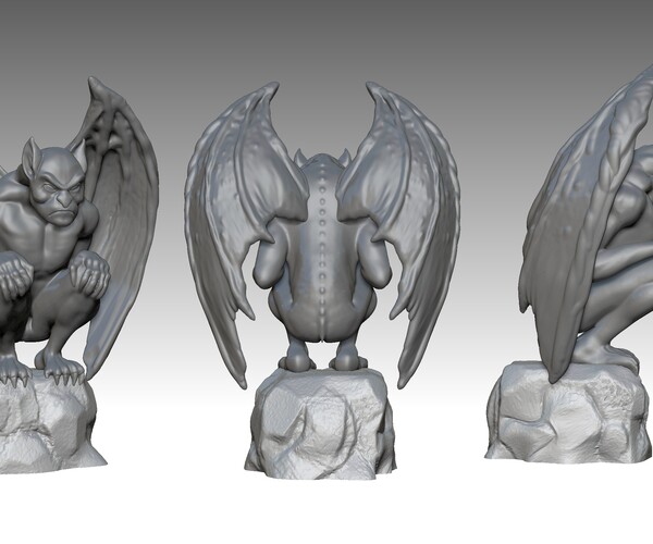 ArtStation - Gargoyle Statue 3D model 3D print model | Resources