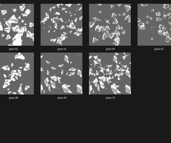 ArtStation - Broken Glass 300 Alpha Patterns 2K Size Full Pack | Brushes