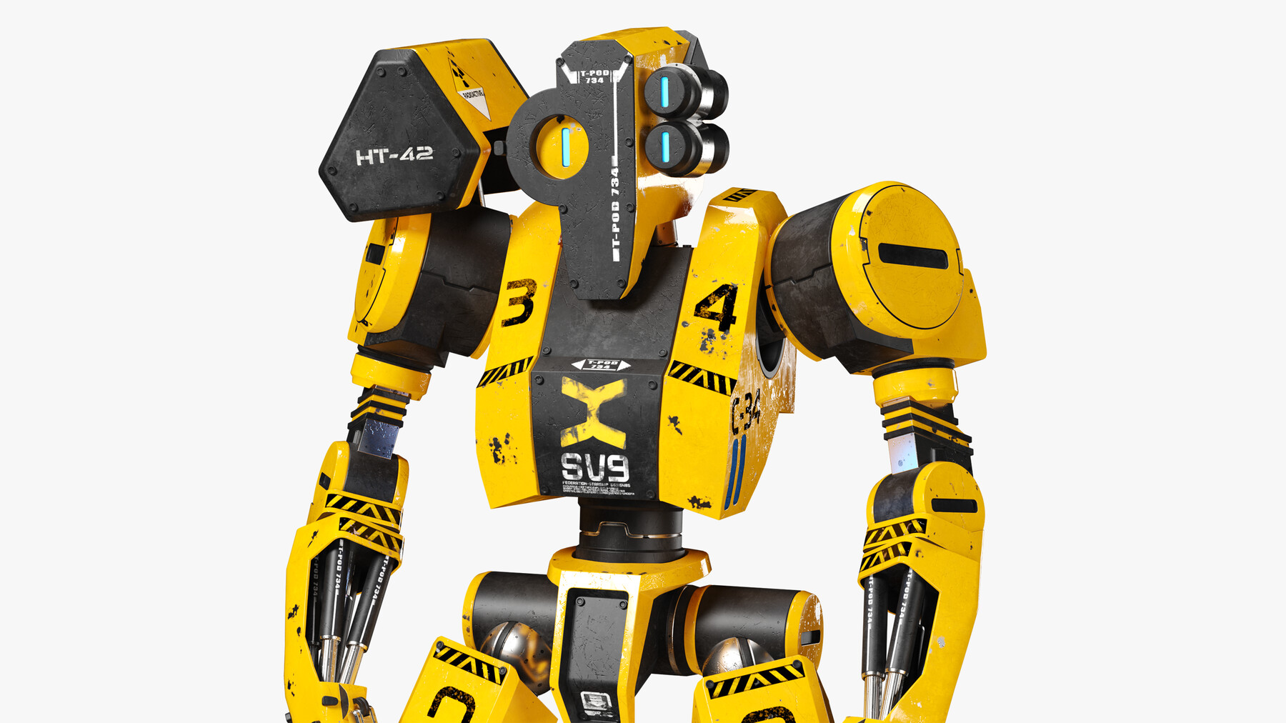 ArtStation - Worker Robot | Game Assets