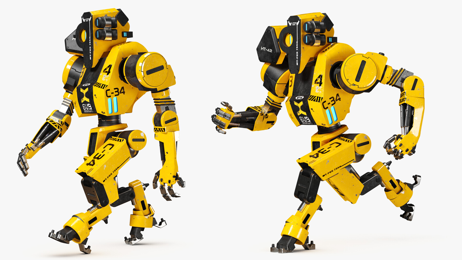 ArtStation - Worker Robot | Game Assets