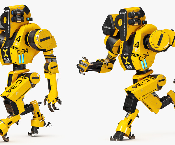 ArtStation - Worker Robot | Game Assets