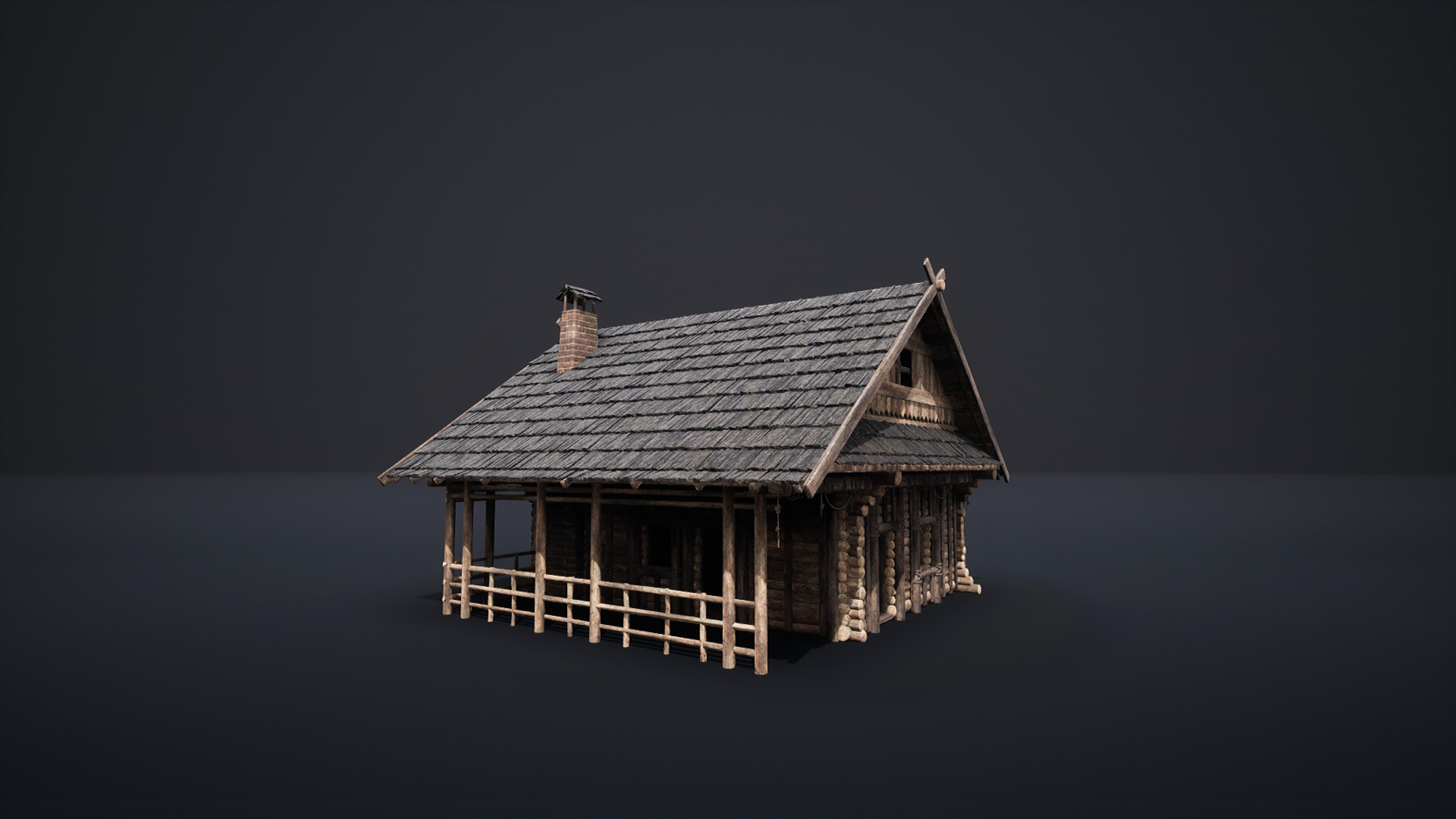 ArtStation - MEDIEVAL SLAVIC HOUSE COTTAGE CABIN HUT VILLAGE HUNTER AAA ...