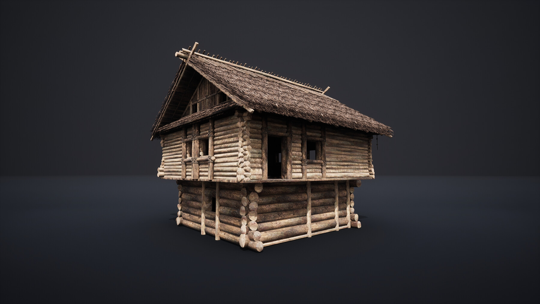 ArtStation - MEDIEVAL SLAVIC HOUSE COTTAGE CABIN HUT HUNTER AAA NEXTGEN ...