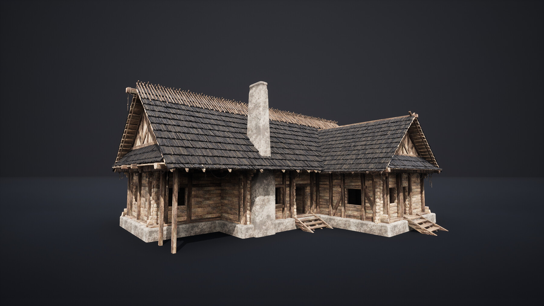 ArtStation - MEDIEVAL HOUSE COTTAGE CABIN HUT VILLAGE SLAVIC CITY AAA NEXTGEN | Game Assets