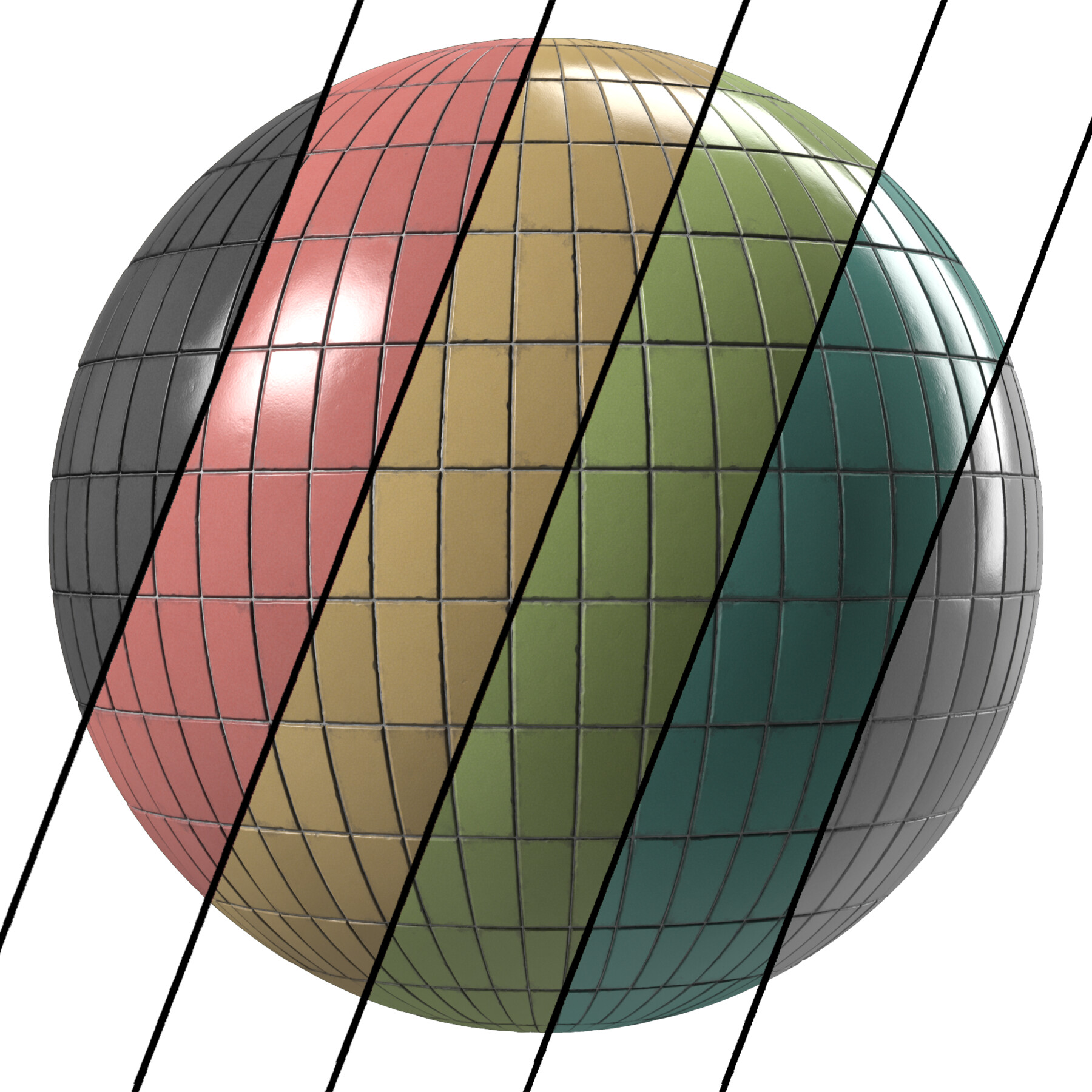 ArtStation - Tiles Materials 42- Ceramic Glass Tiles - Pbr 4k Seamless ...