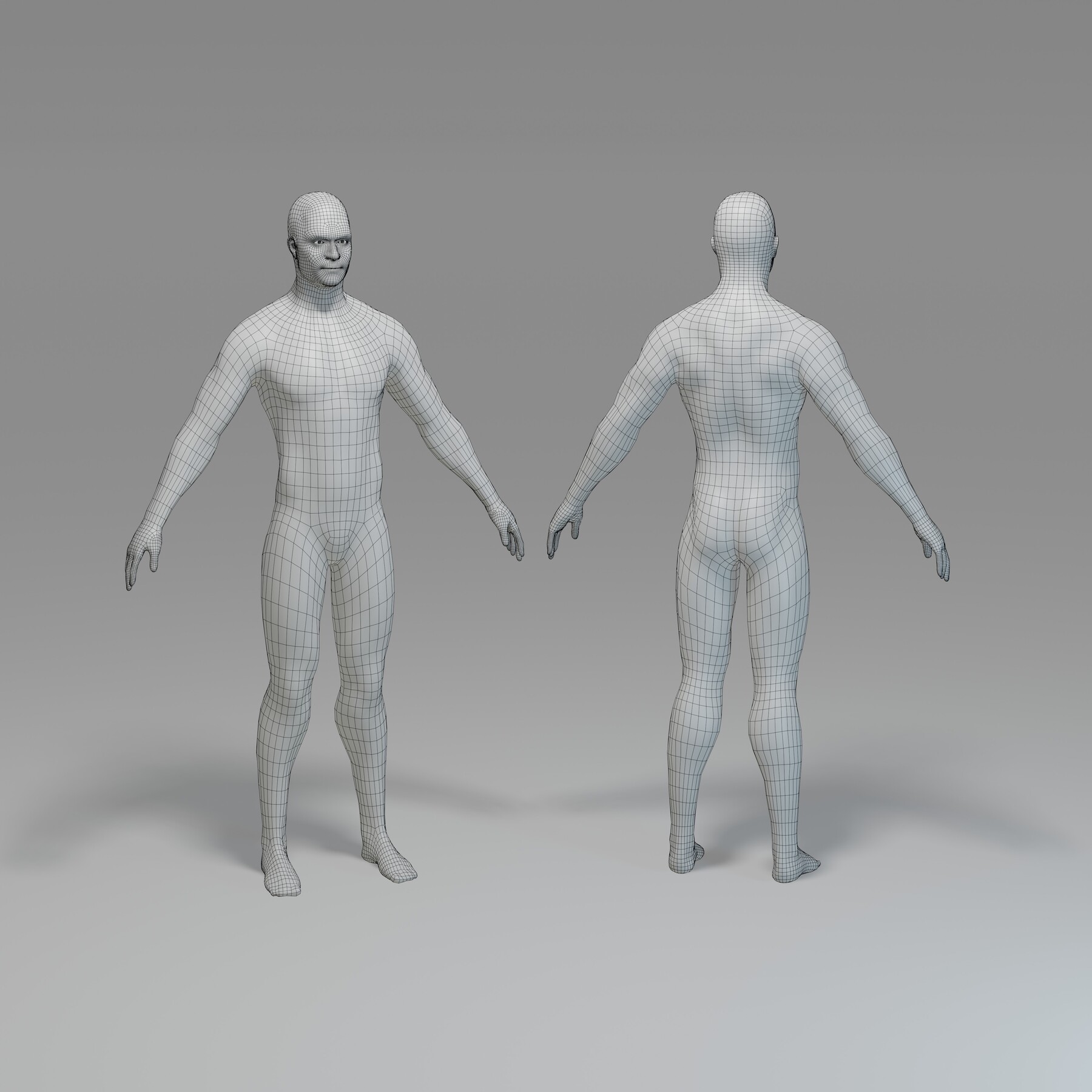 ArtStation - Male Character Base Mesh | Resources