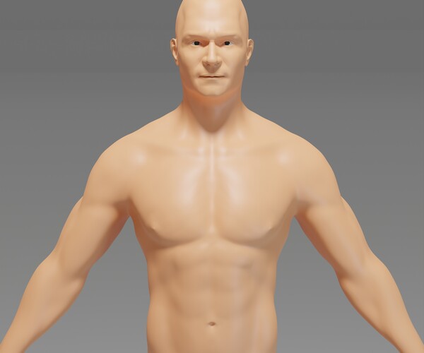 ArtStation - Male Character Base Mesh | Resources