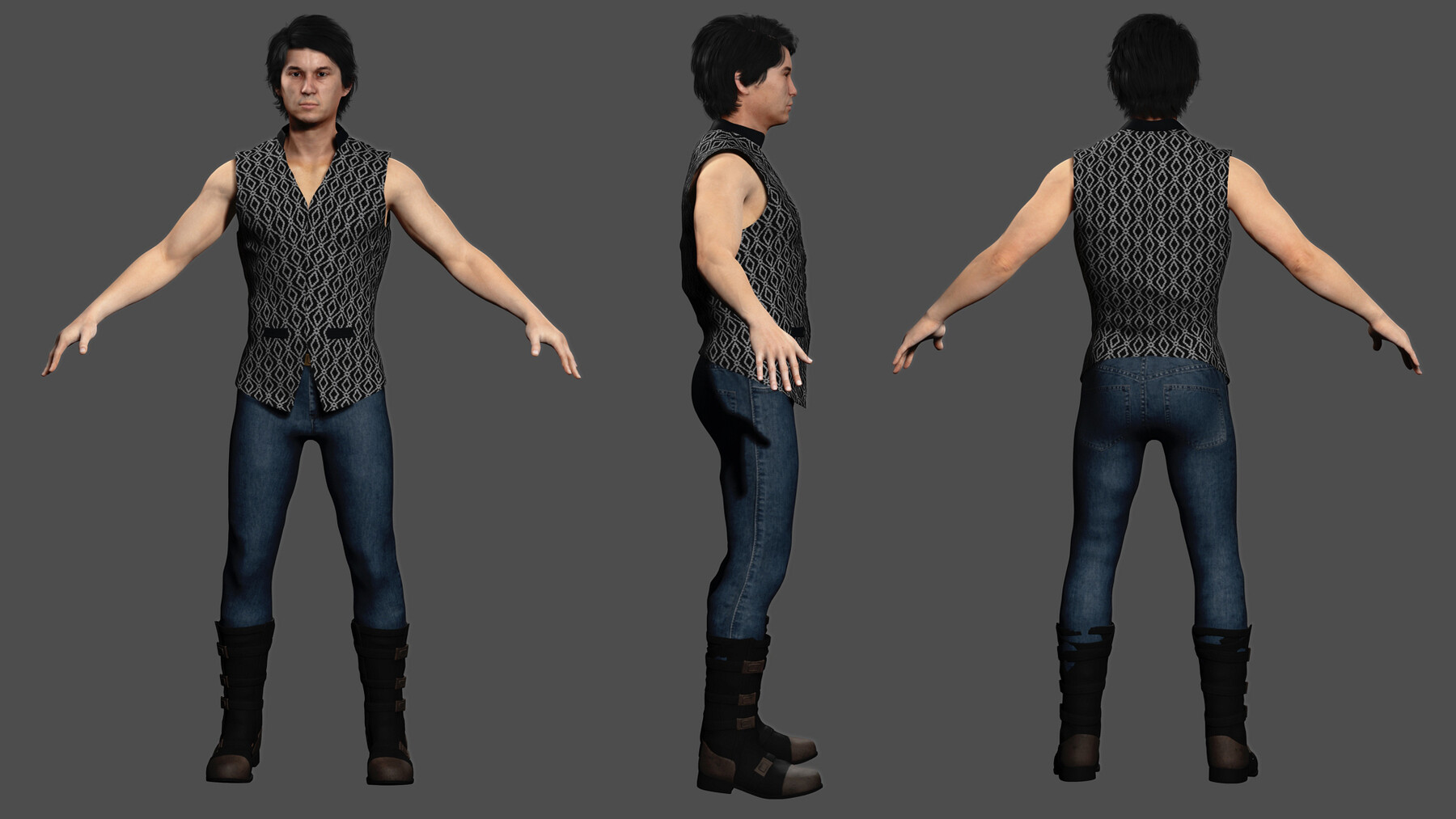 ArtStation - Asian Gangster Yakuza | Game Assets