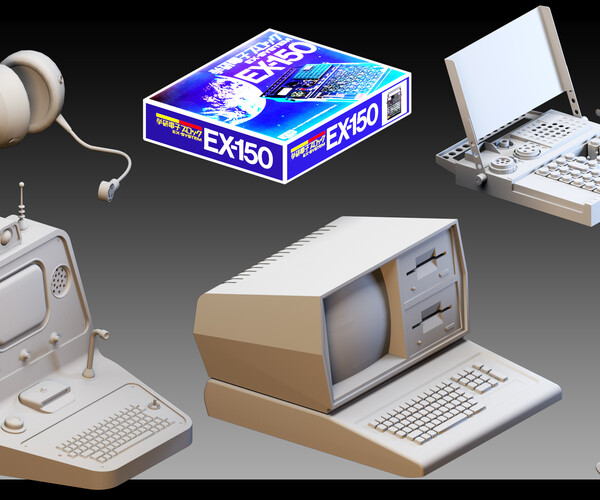 ArtStation - 54 Old Devices- High detail 3d models | Resources