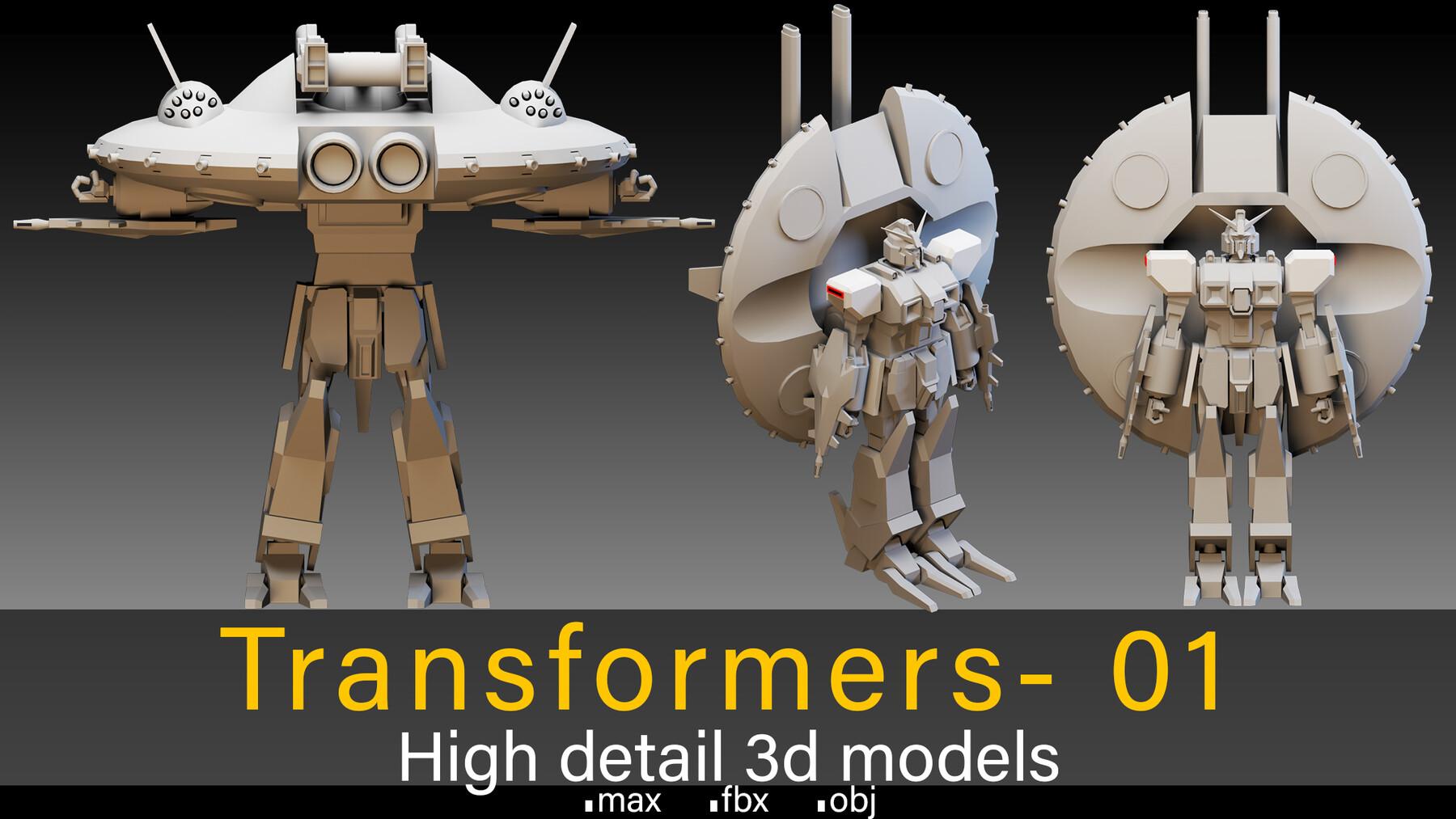 ArtStation - Transformers- 01- High detail 3d models | Resources