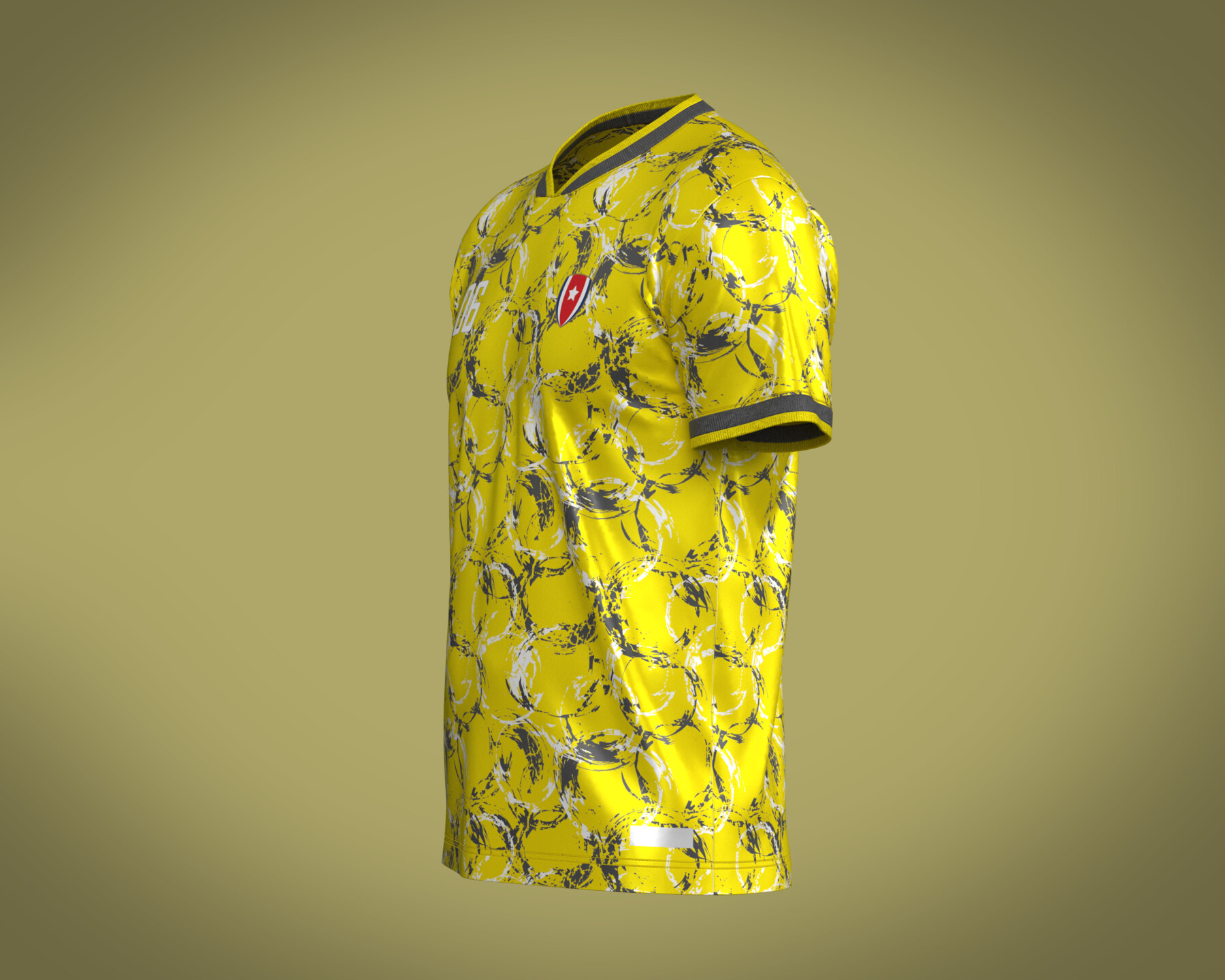 ArtStation - Soccer Yellow jersey Player-06 | Resources