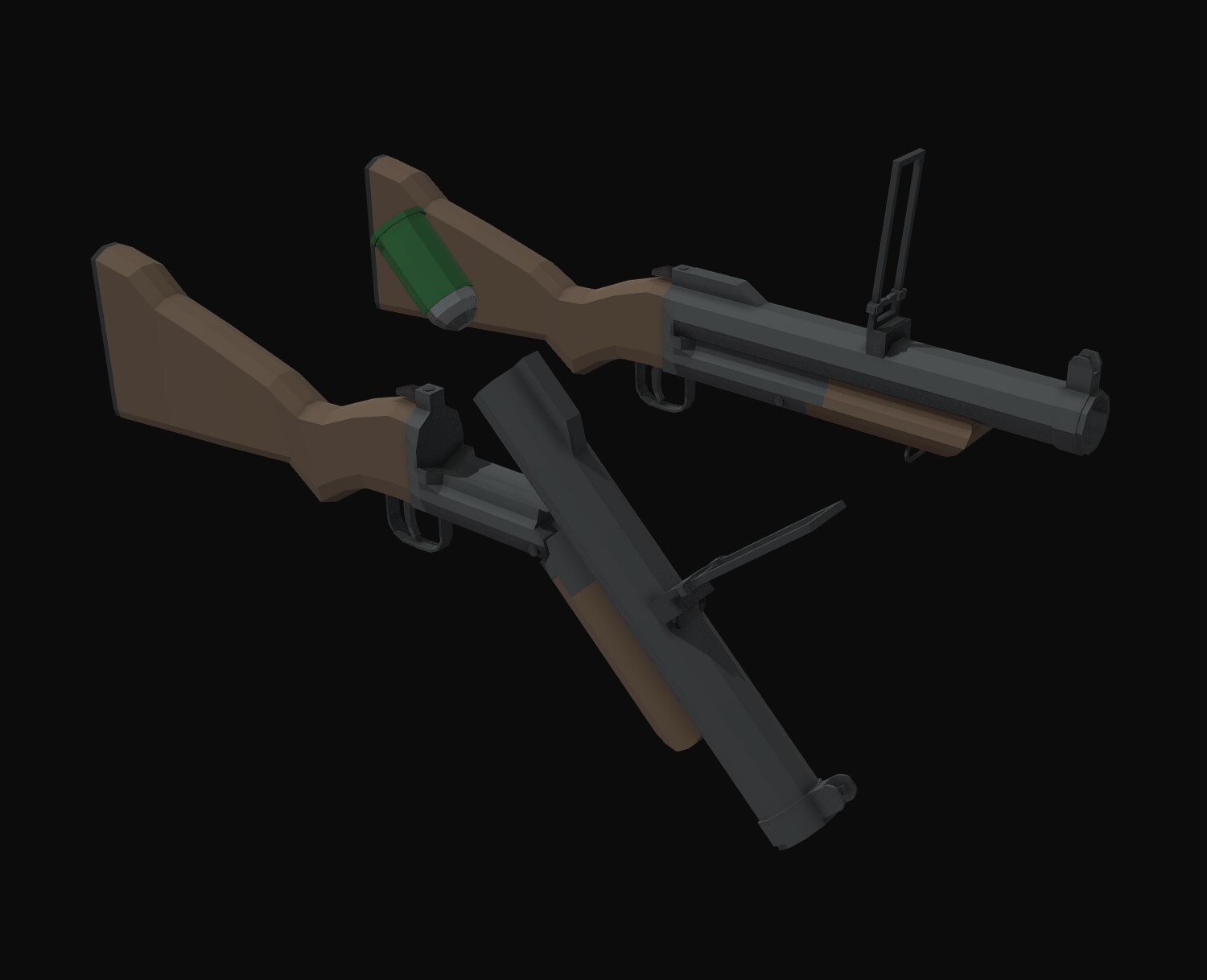 ArtStation - M79 Grenade Launcher Low Poly | Game Assets