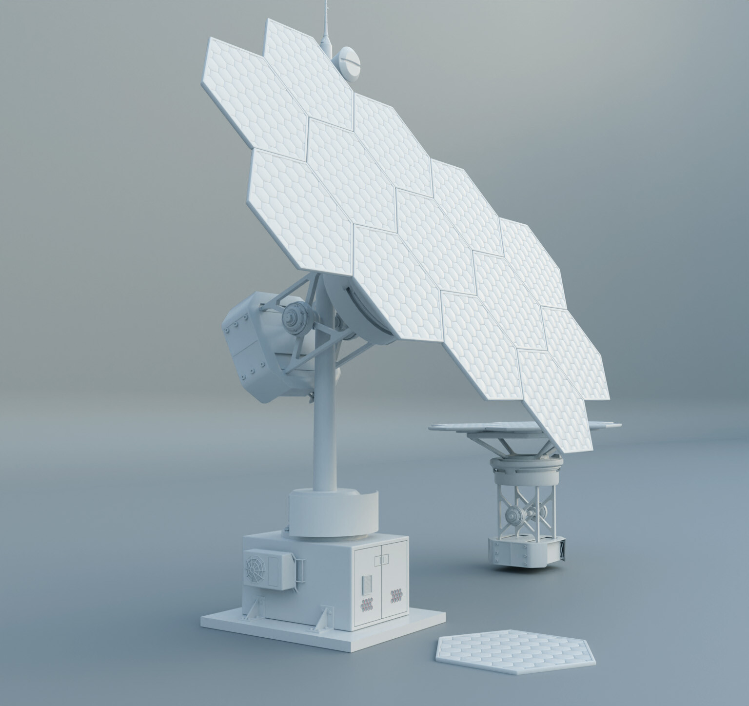 ArtStation - 15+ Sci-Fi Modular solar panels Kit | Resources