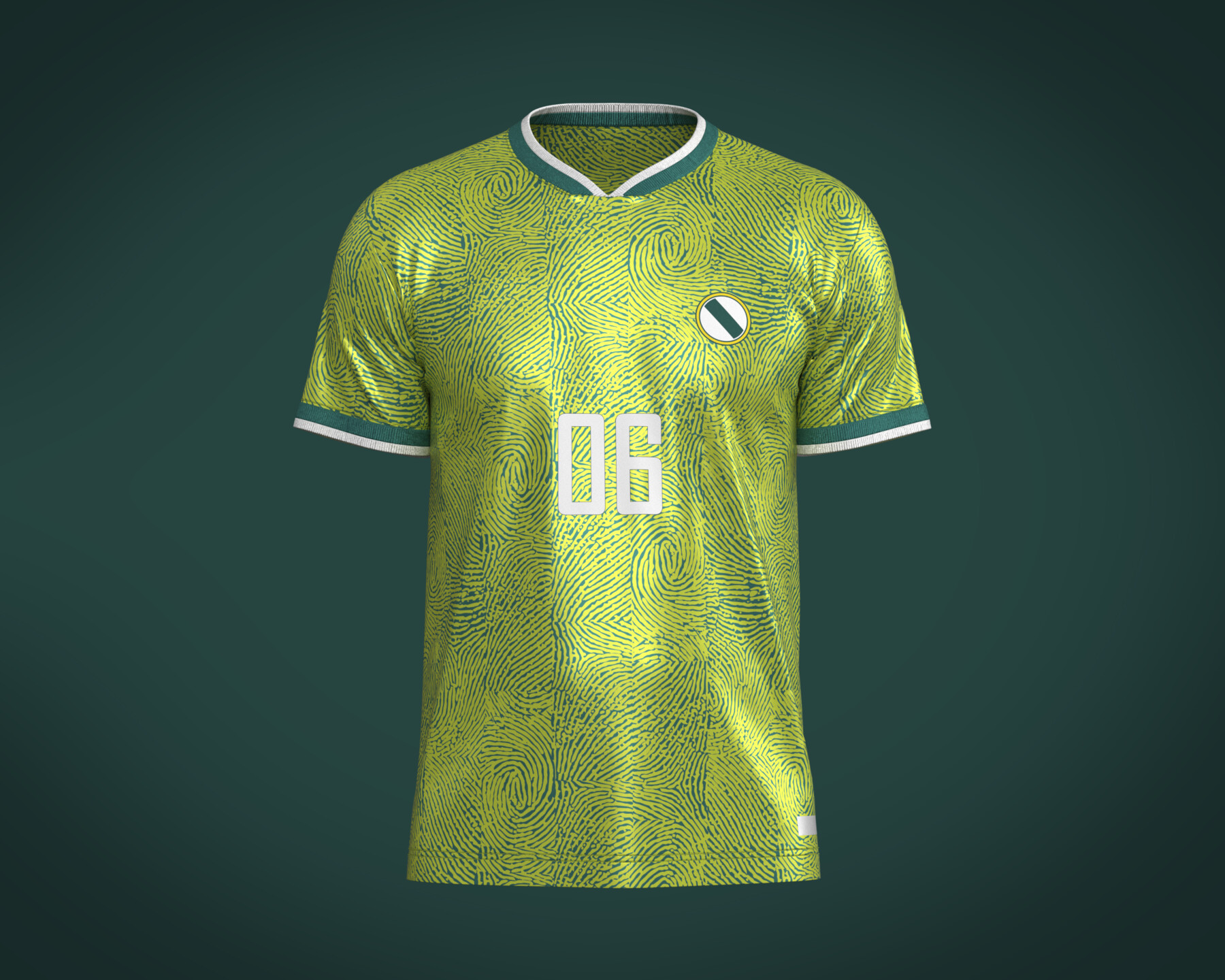 ArtStation - Soccer Green jersey Player-06 | Resources