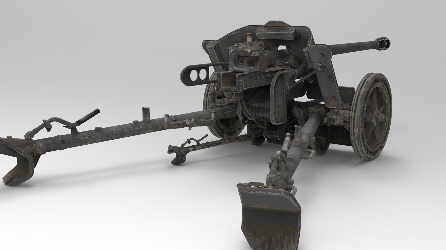 ArtStation - 5-cm PaK 38 | Game Assets