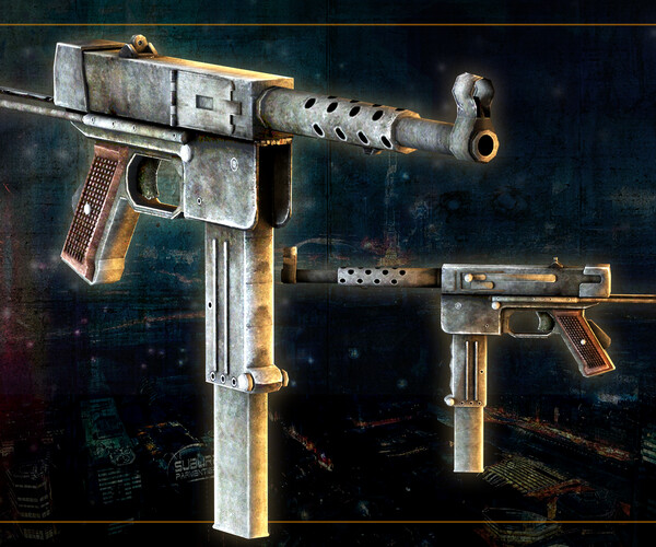 ArtStation - 25 Guns_ 3d models | Resources