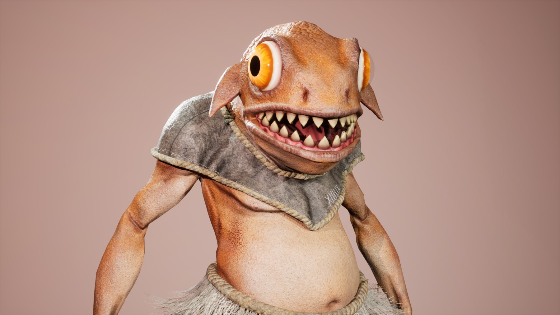 ArtStation - Lizard warrior | Game Assets