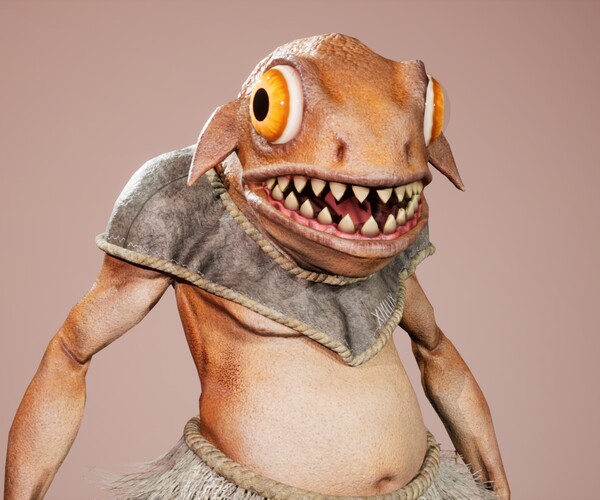 ArtStation - Lizard warrior | Game Assets