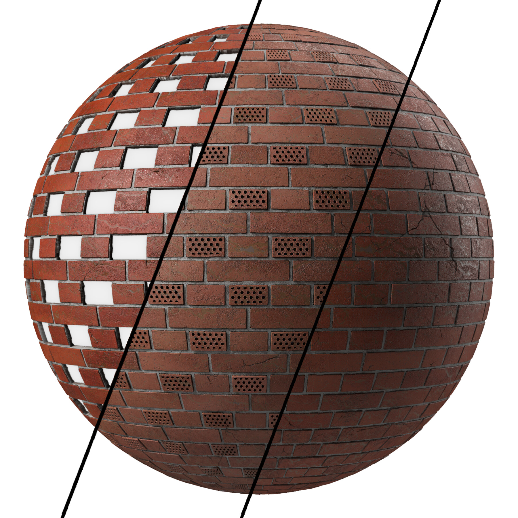 ArtStation - Tile Materials 32- Brick Walls By 3 Patterns Tiles - Pbr ...