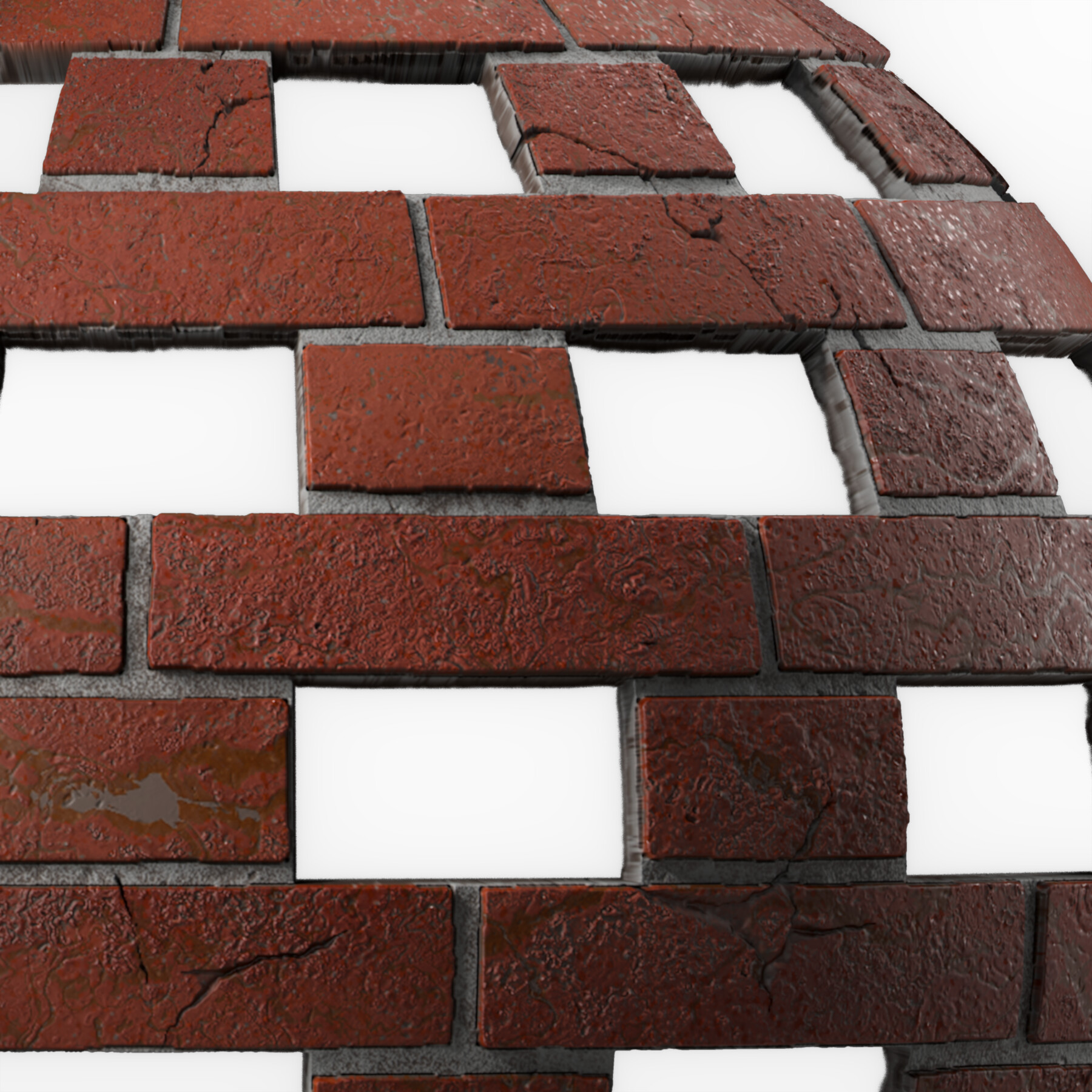 ArtStation - Tile Materials 32- Brick Walls By 3 Patterns Tiles - Pbr ...