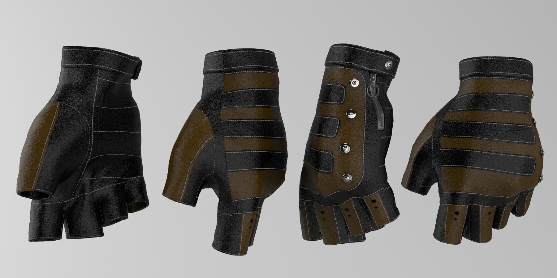 ArtStation - Men's gloves(1model free) | Game Assets