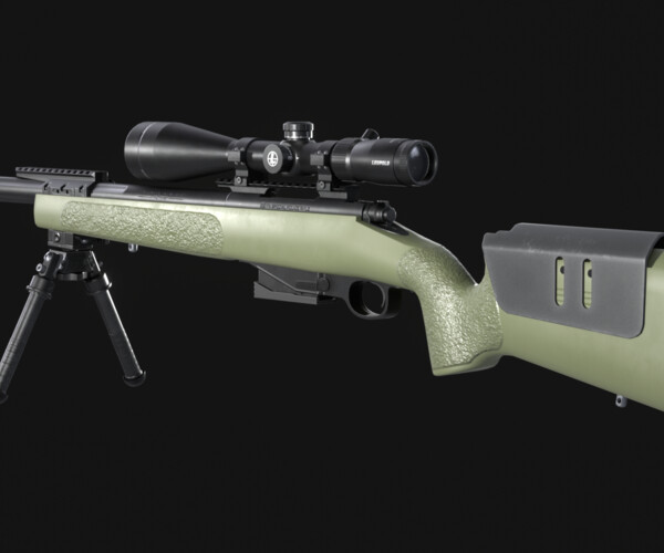 ArtStation - FN SPR A3G Sniper Rifle | Game Assets