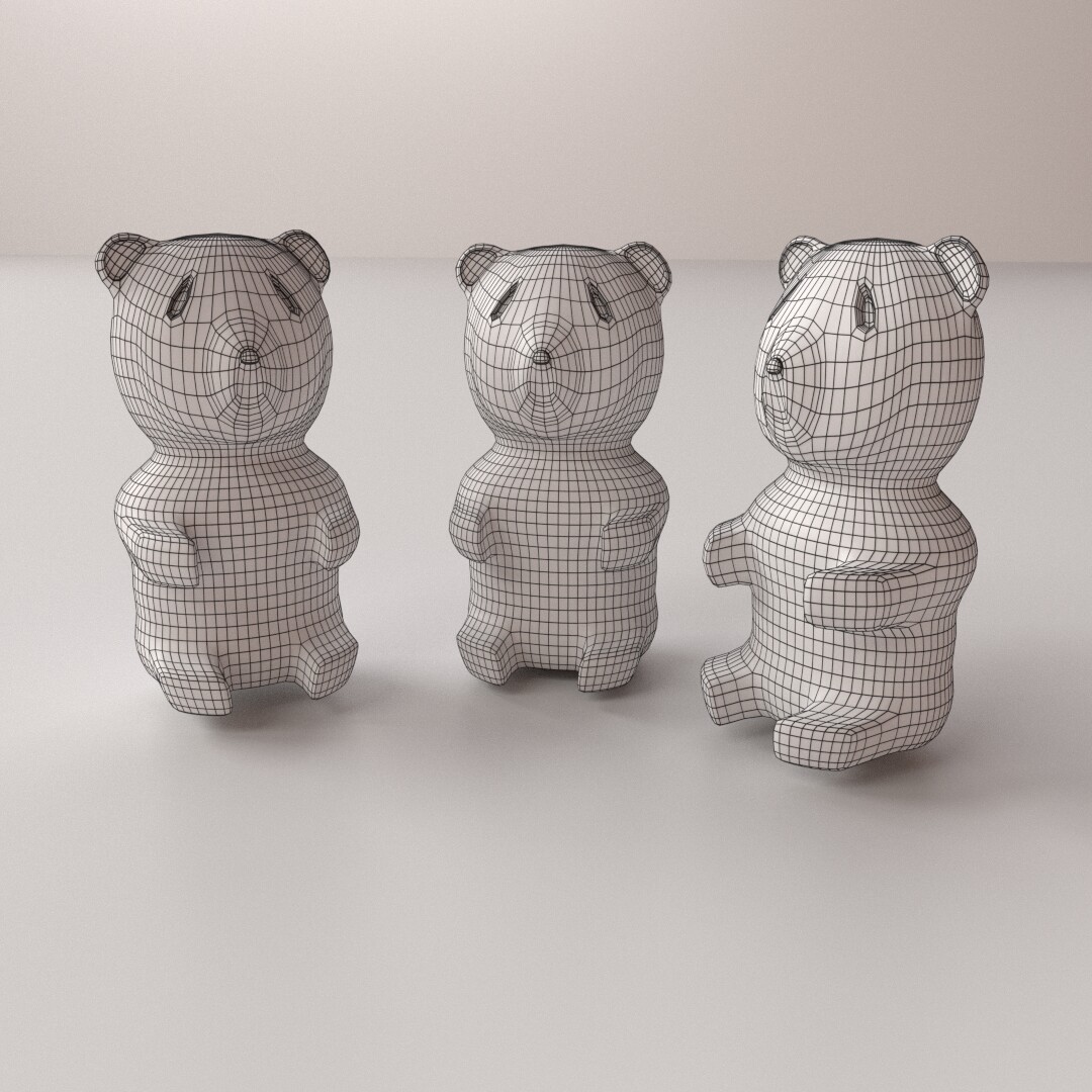 ArtStation - Gummy Bear | Game Assets