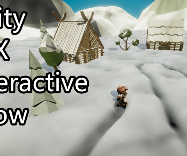 Artstation Unity Vfx Interactive Snow Game Assets