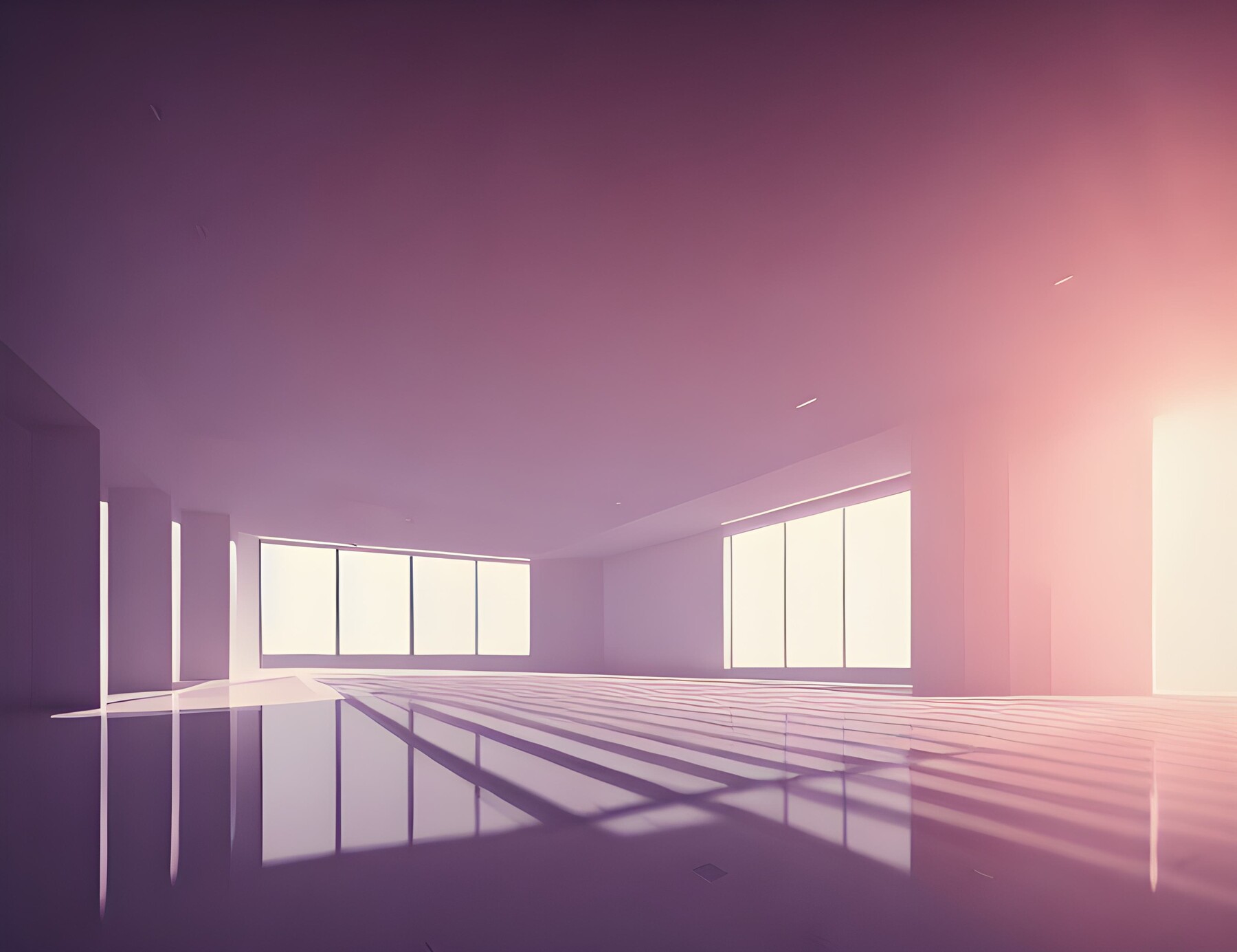 ArtStation - Empty office Room in sunrise | Artworks
