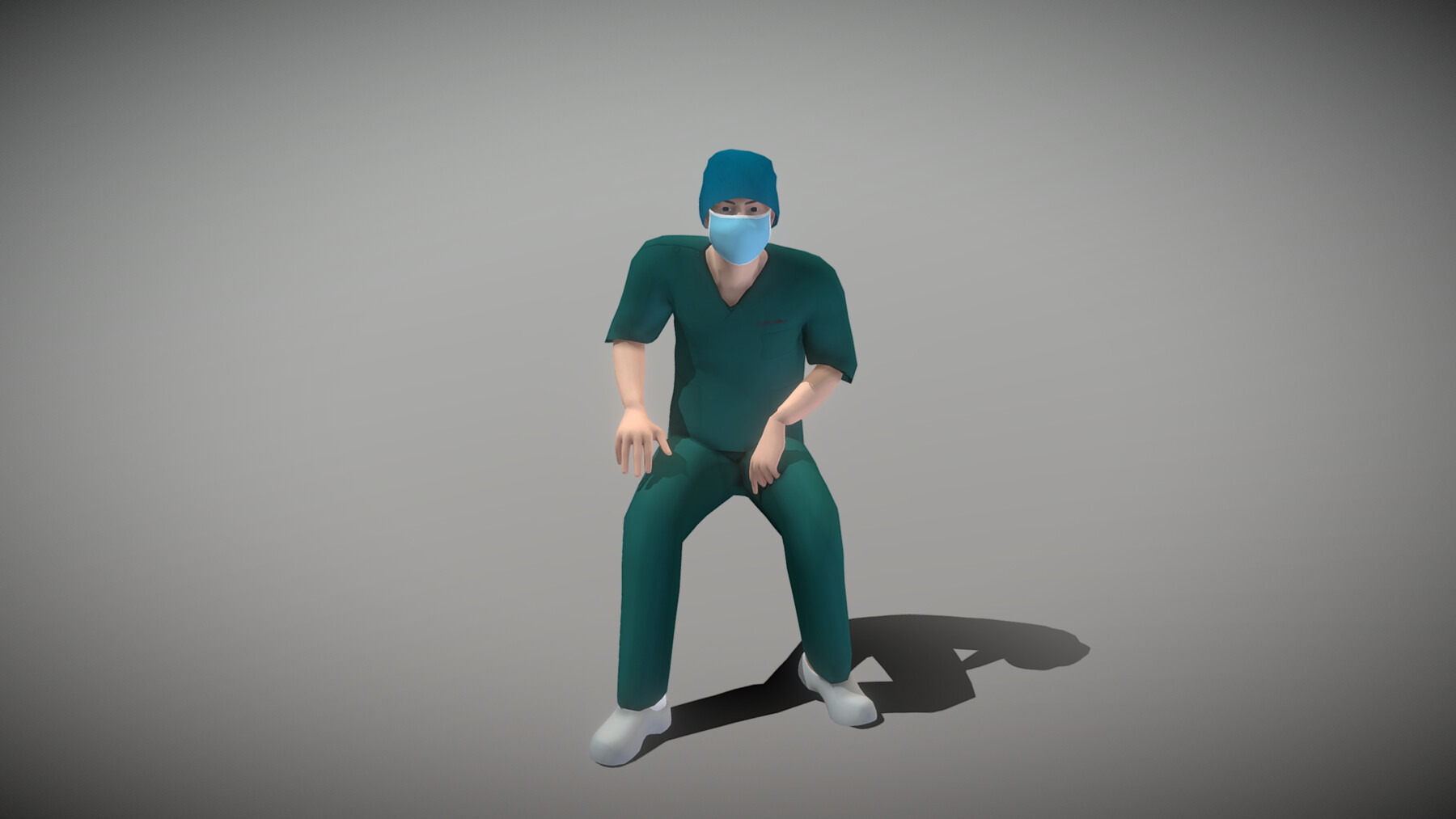 ArtStation - Operating Room Male Doctor | Game Assets