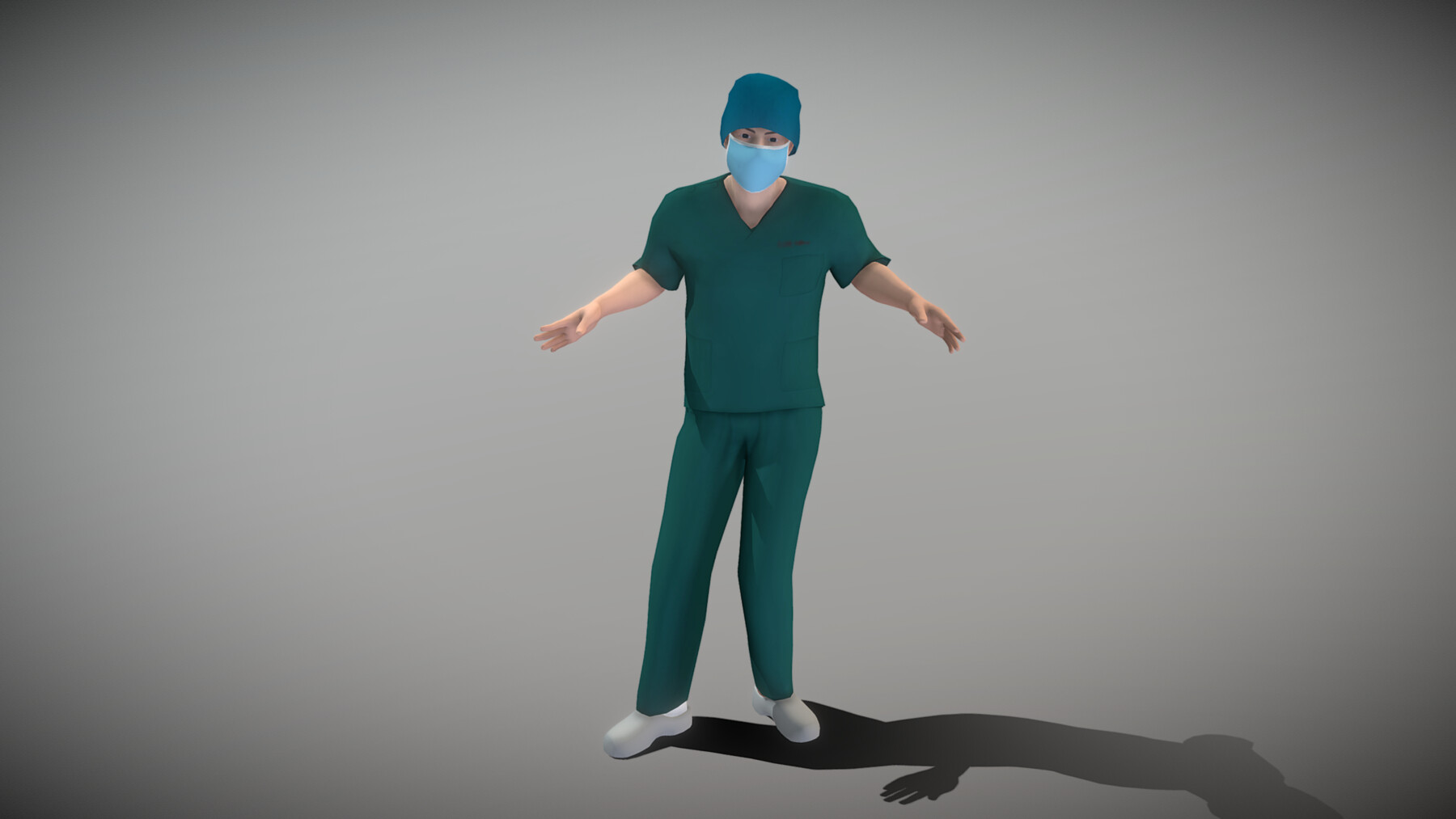 ArtStation - Operating Room Male Doctor | Game Assets