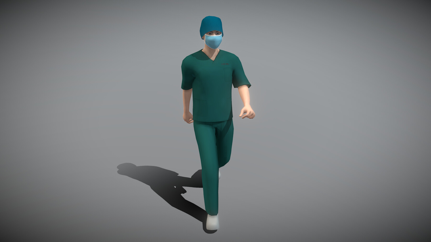 ArtStation - Operating Room Male Doctor | Game Assets