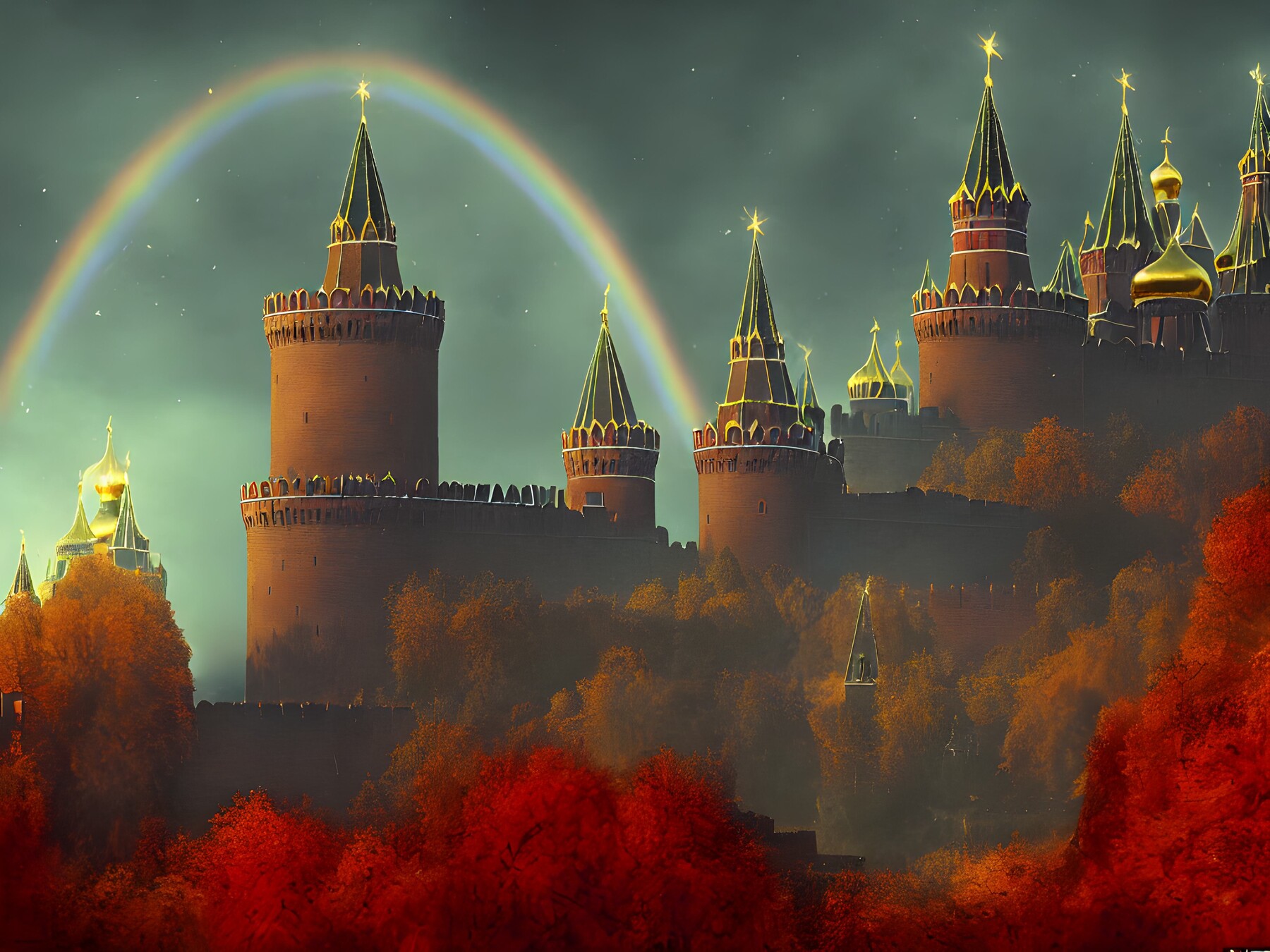 ArtStation - Pack of 21 Post Apocalyptic Rainbow Fantasy Moscow ...