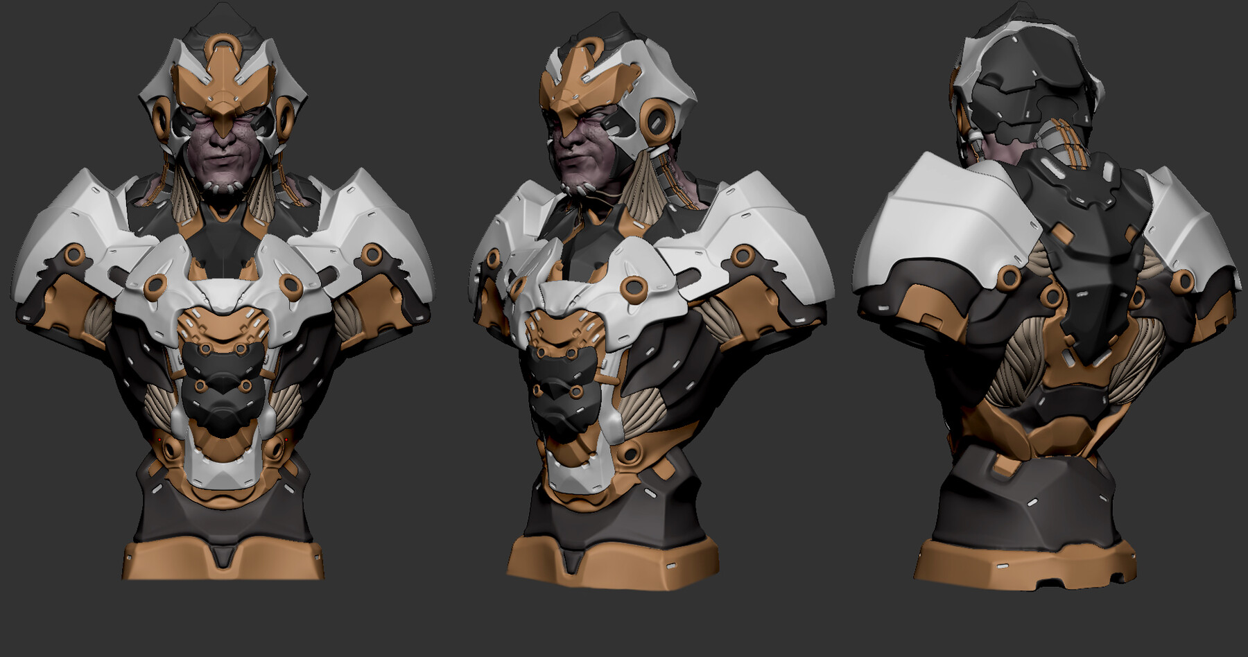 ArtStation - SCI FI Bust Creature - ZTL, OBJ, STL | Resources