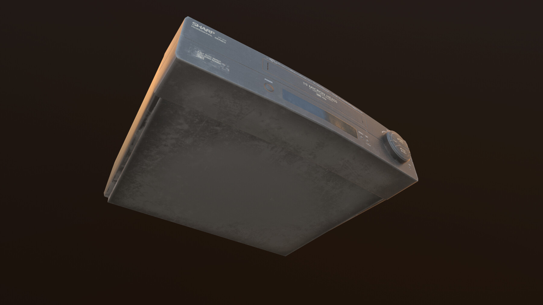 ArtStation - SHARP VHS Player Low-poly 3D model | Game Assets