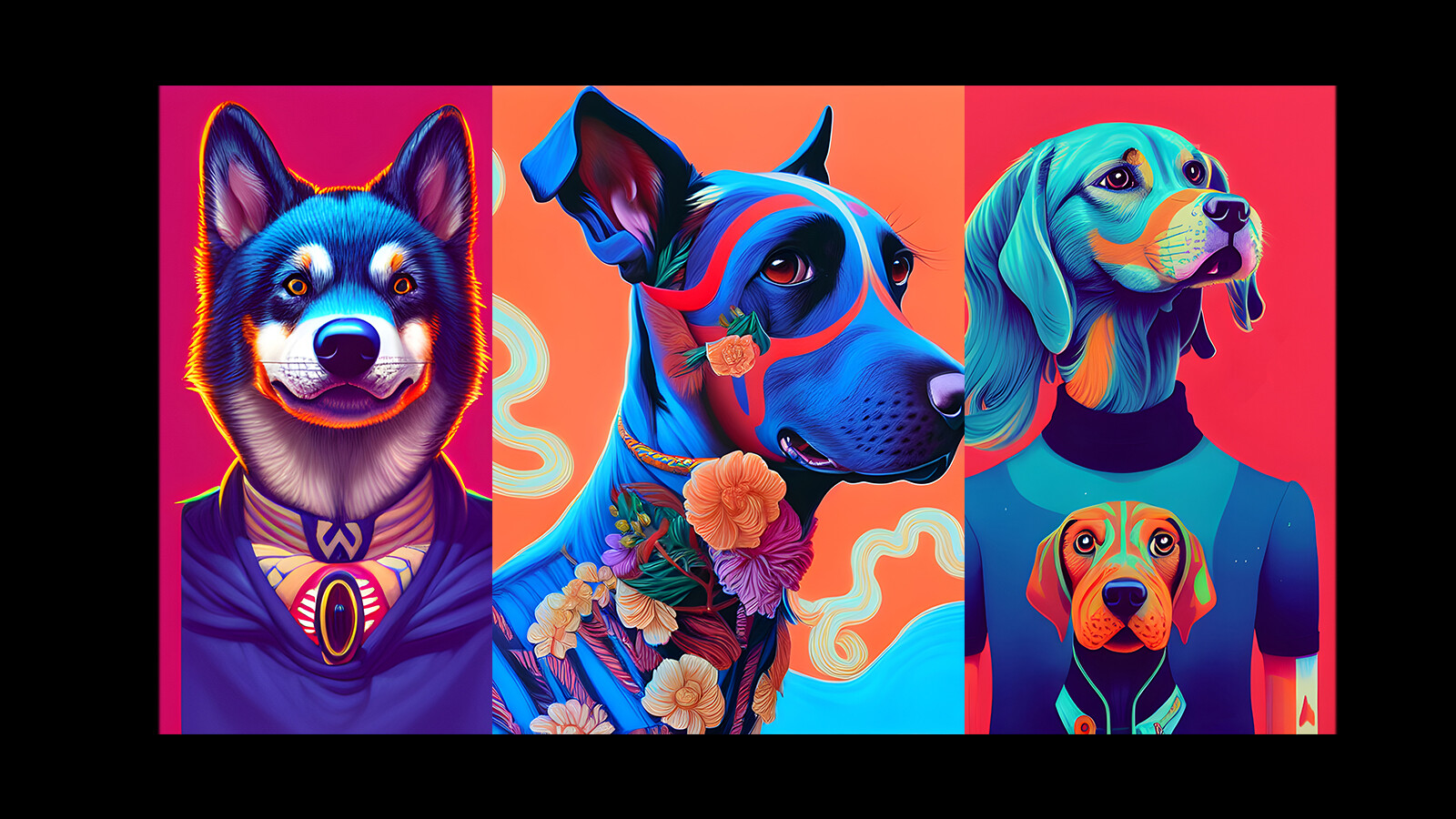 ArtStation - Pack of 50 Dogs portraits | Artworks