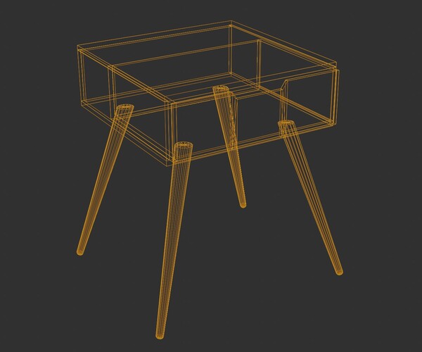 ArtStation - Night Stand 3D Model | Game Assets